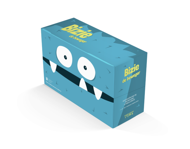 Drie voorbeeldkaarten Bizie de beweger